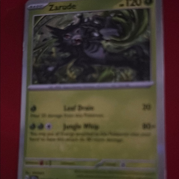 Pokemon | Games | Pokemon Card Zarude Green And Black | Poshmark